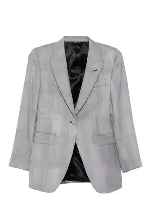 ERALDO Prince Of Wales-pattern Blazer - Grey