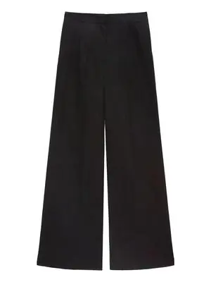 MSGM High-waisted Palazzo Pants - Black