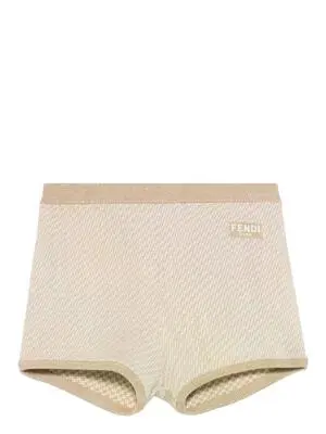 Fendi Knitted Shorts - Brown