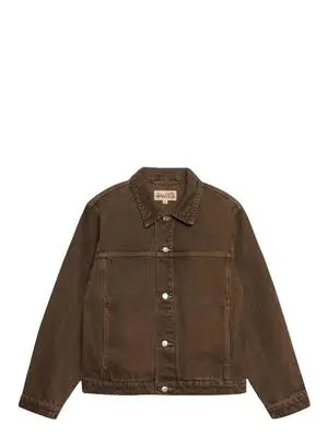 StÜssy Trucker Denim Jacket - Mushroom