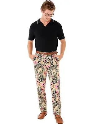 LILLY PULITZER Mizner Stretch Pant - Rutabaga El Morocco