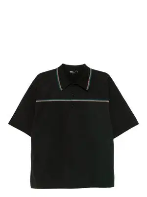 Kolor Striped Polo Shirt - Grey