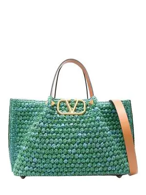 Valentino Garavani Vlogo Tote - Blue