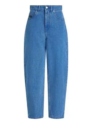 Marni High-rise Tapered Jeans - Mid Denim