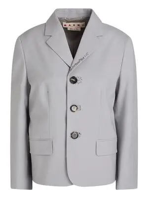 Marni Wool Blazer - Light Gray