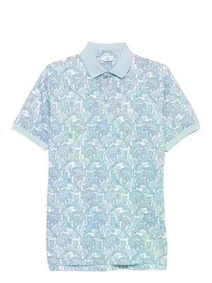 Etro Paisley Polo Shirt - Blue