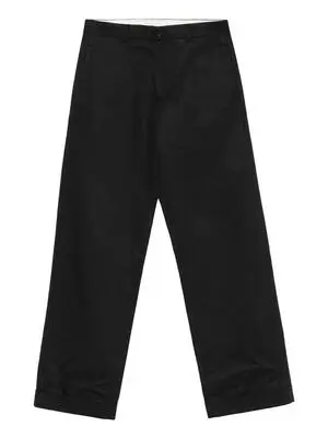 SOCIETE ANONYME Société Anonyme Cotton Trousers Black