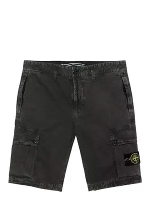 Stone Island Compass-badge Shorts - Black
