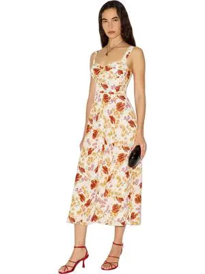 REFORMATION Lela Lace Dress - Multi