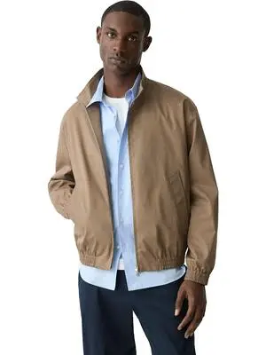 Theory Theory Cotton-Blend Twill Jacket Walnut