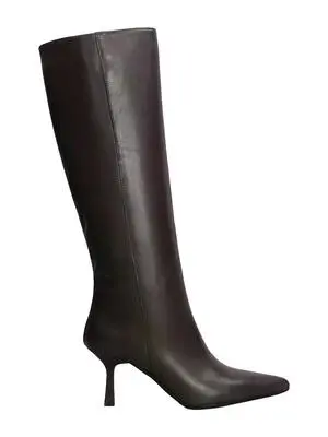 GISEL MOIRE 75mm Gilda Boots - Brown