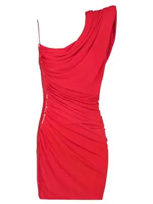 Balmain Sequin Mini Dress - Red