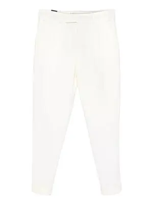 PT TORINO Textured-finish Trousers - White