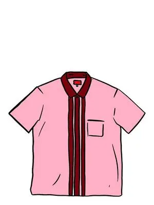 SUPREME Bowling Zip Short Sleeve Shirt