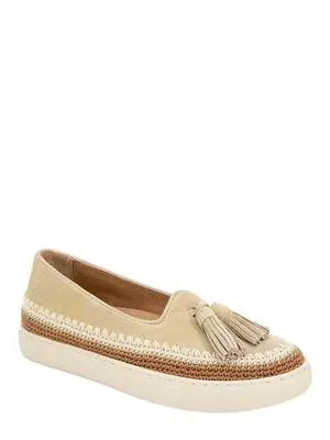 KENNETH COLE Citrus Espadrille Flats - Stone Suede