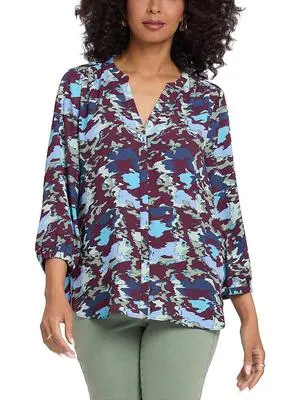 NYDJ NYDJ Pintuck Blouse Boundless