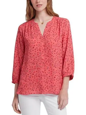 NYDJ Pintuck Blouse - Fernanda Flores