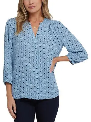 NYDJ Pintuck Blouse - Port D'ivr