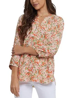 NYDJ Nydj Pintuck Blouse Prado