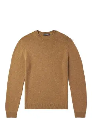 Loro Piana Fobello Cashmere Sweater Tan