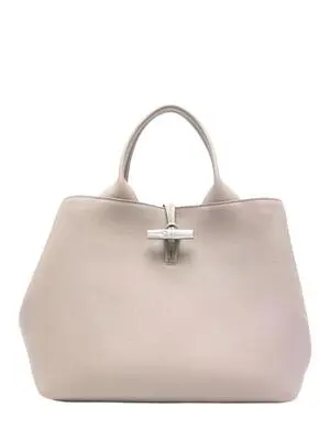 Longchamp Longchamp Le Roseau Large Tote Bag Grey