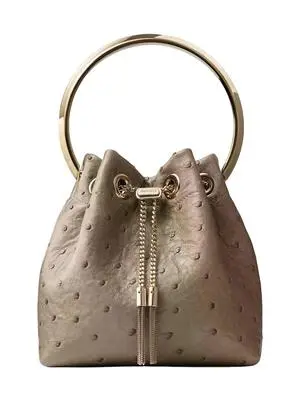 JIMMY CHOO Bon Bon Bucket Bag - Neutrals