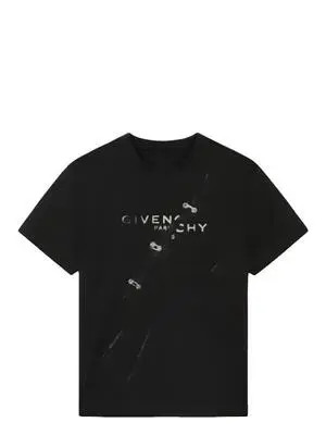 Givenchy Trompe Oeil Logo T-shirt - Black