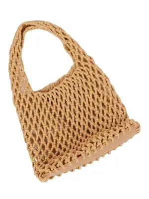 Hat Attack Lizzie Cotton Mini Bag - Tan