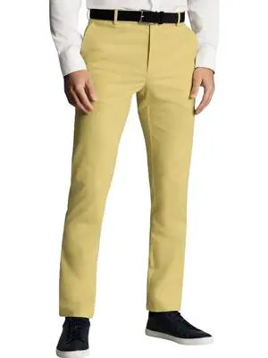 CHARLES TYRWHITT Ultimate Non-iron Chinos Golden Yellow