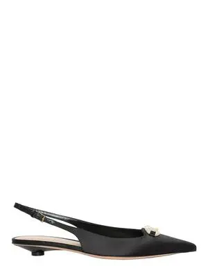 Valentino Garavani Valentino Garavani VLogo Signature Slingback Pumps Black