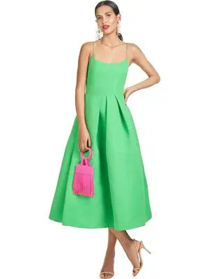 Sachin & Babi Audra Tea-length Dress - Kelly Green