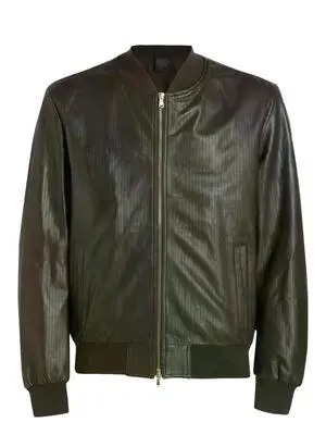 GIOCASTA GIOCASTA Bomber Leather Jacket
