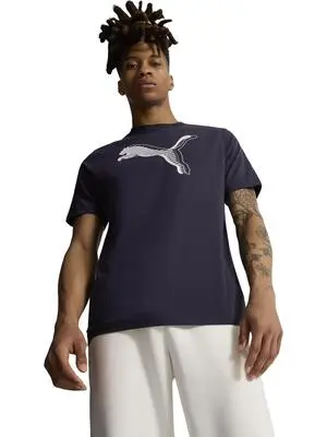 PUMA House Of Graphics T-shirt Blue