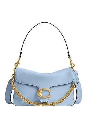 COACH Chain Tabby Shoulder Bag Brass/bluebell