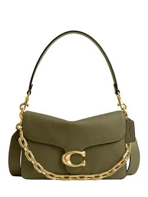 COACH Chain Tabby Shoulder Bag Brass/olive