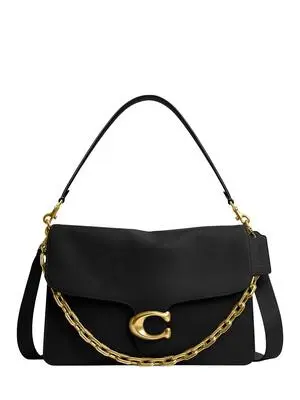 COACH® Chain Tabby Shoulder Bag 35 - Brass/black