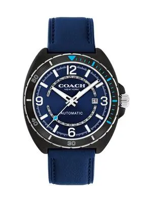 COACH Charter Automatic Watch, 44mm - Blue