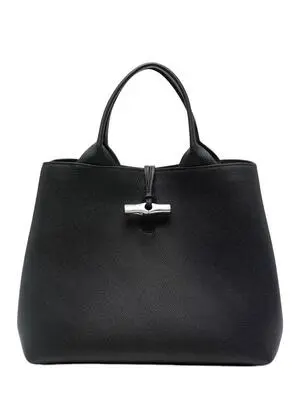 Longchamp Le Roseau Large Tote - Black