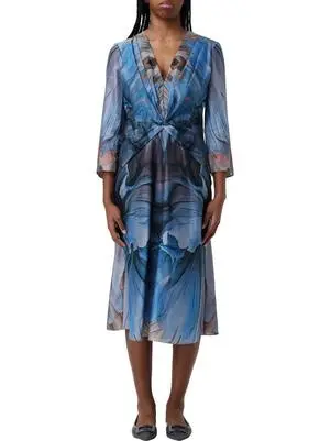 Alberta Ferretti Dress - Gnawed Blue