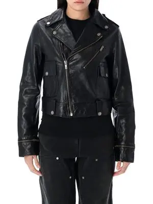 GOLDEN GOOSE Leather Jacket - Black