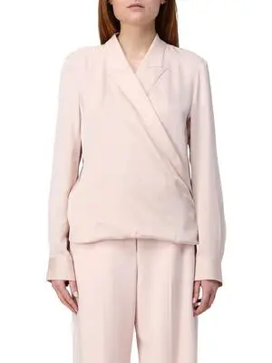 Theory Wrap Blouse - Pink