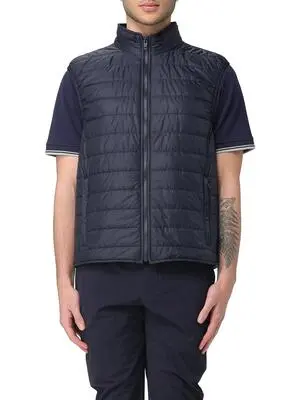 FAY Quilted Vest - Blue