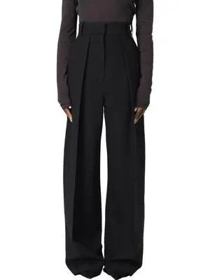 Khaite Tailored Wide-leg Pants - Black