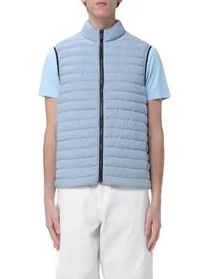 Peuterey Quilted Zip-up Vest - Blue