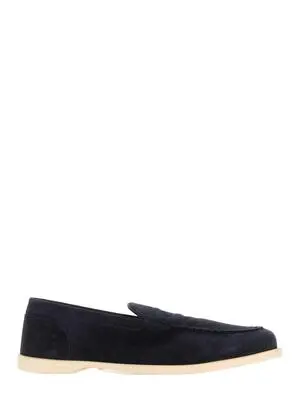 John Lobb Pace Suede Loafers - Blue
