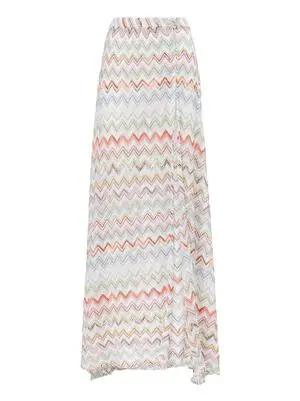 Missoni Zig Zag Metallic Maxi Skirt - Multicoloured