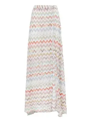 Missoni Zigzag Metallic Maxi Skirt - Multicoloured