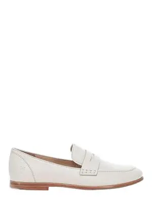 THE FRYE COMPANY Frye Faith Classic Penny Loafers Ivory