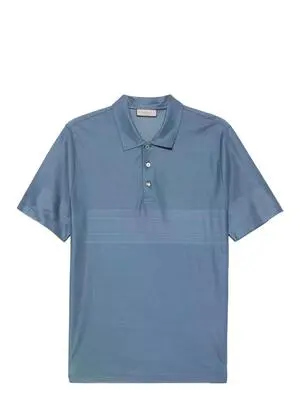 Canali Cotton Polo Shirt - Blue
