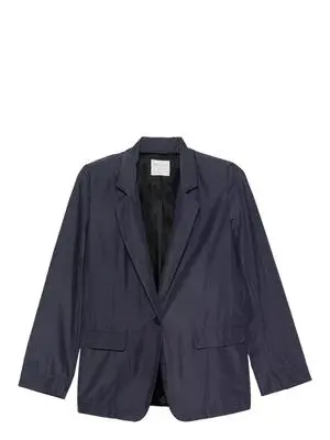 FORTE_FORTE Single-breasted Blazer - Blue
